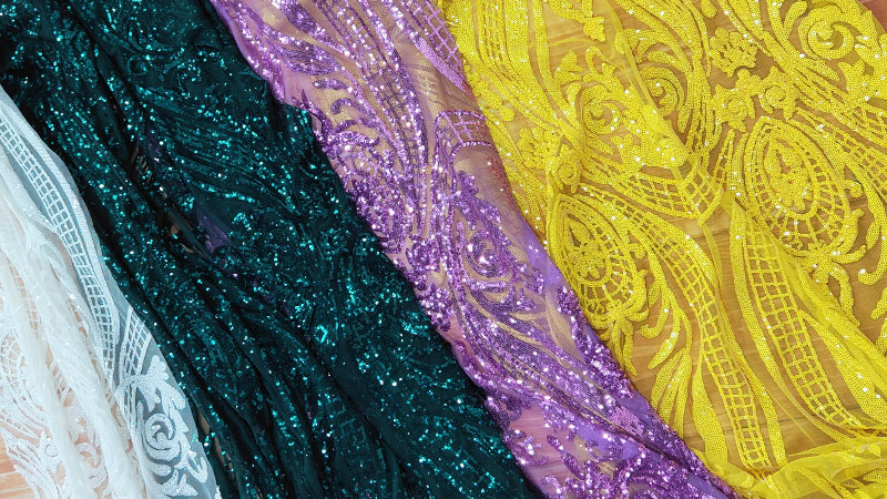 Buy Metallic Sequin & Glitter Fabrics by the Yard - OneYard
