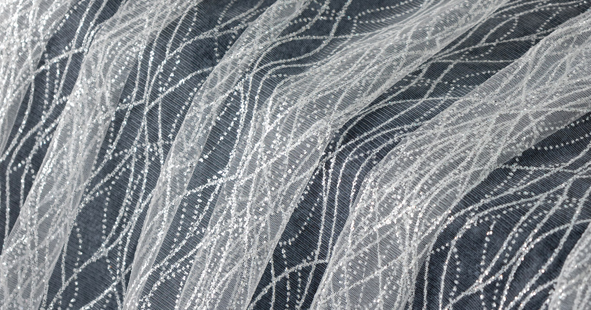 Charming Wave Pattern Fabrics for Occasion Dresses - OneYard