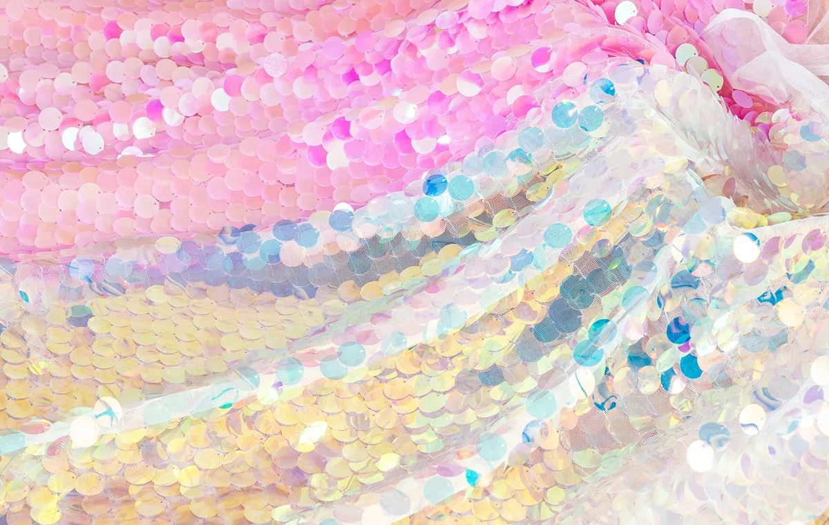 Iridescent Fabrics | Shifting Color Holographic Textile - OneYard
