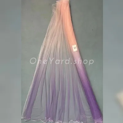Flowy Sheer Soft Purple Tulle Mesh Fabric for Dresses - OneYard
