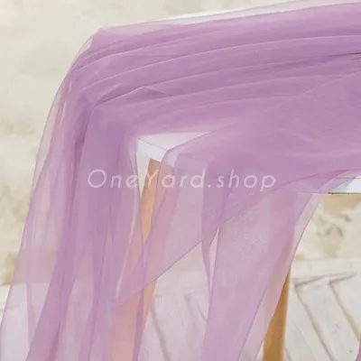 Pure White Extremely Thin & Light Chiffon Sheer Fabric - OneYard