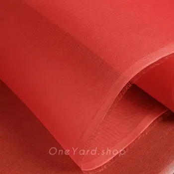 Pale Pink Soft Sheer Smooth Chiffon Organza Fabric - OneYard