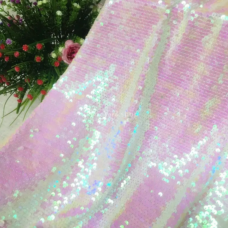 Sparkling 5mm Sequin Dressmaking Fabric by the Yard - OneYard