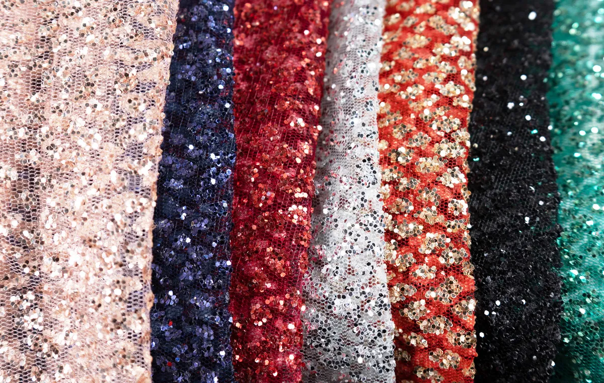 Buy Metallic Sequin & Glitter Fabrics by the Yard - OneYard