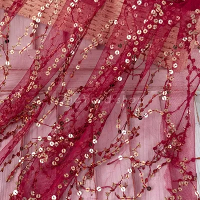 Dazzling Multi-color Composed Sequin Fabric by the Yard - OneYard