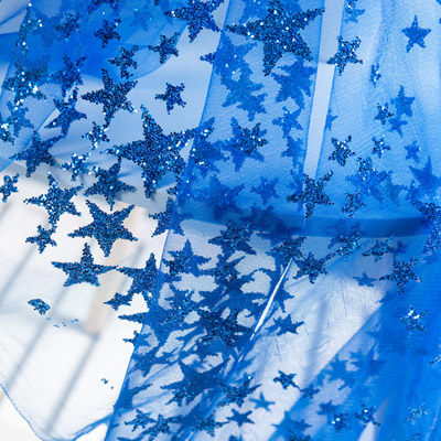 Star Pattern Fabrics for Party Dresses - OneYard