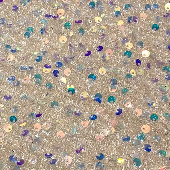 Glitter Gold Noble Sequin Fabric by the Yard - OneYard
