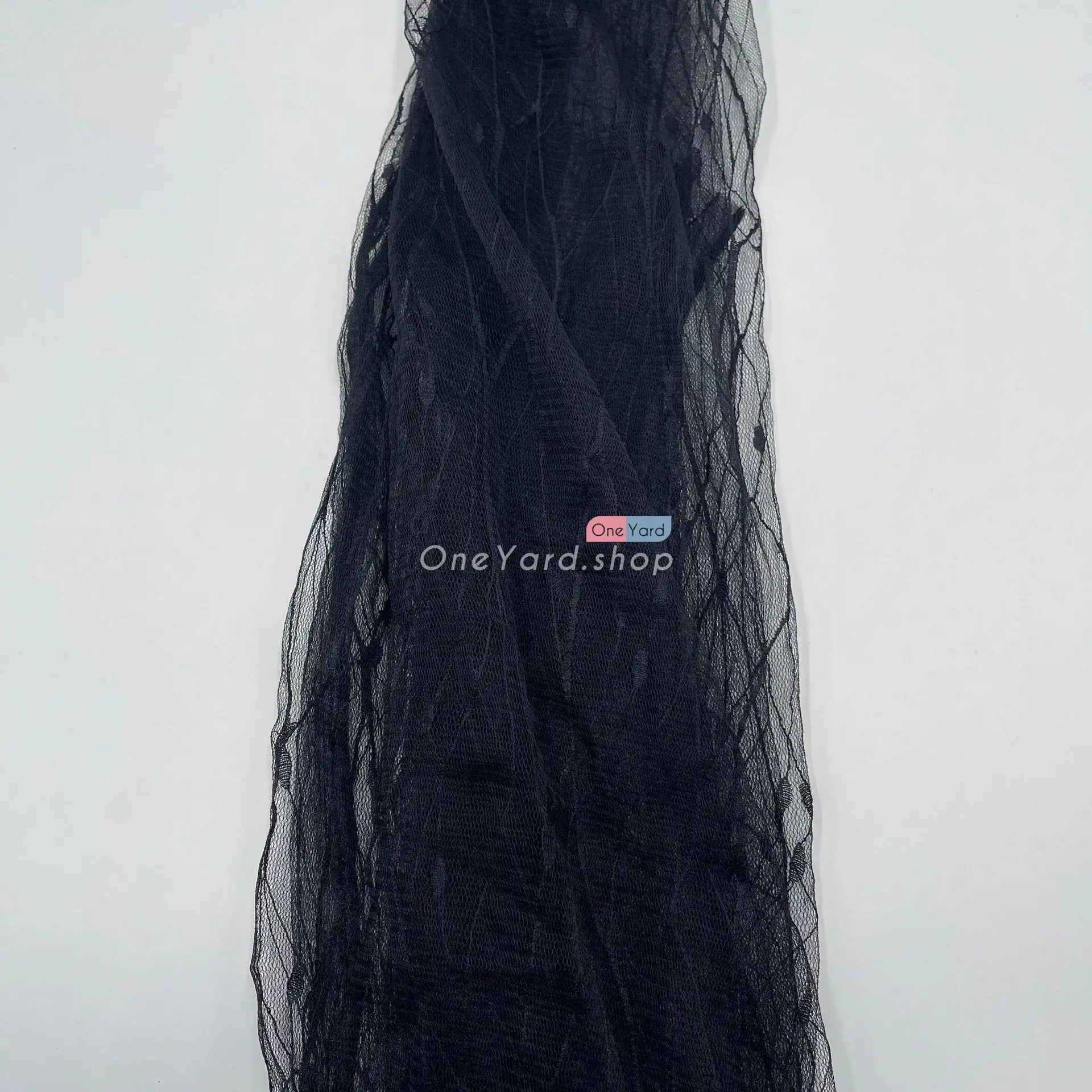 Lightning Wave/tree Branch Pattern Mesh by the Yard - OneYard