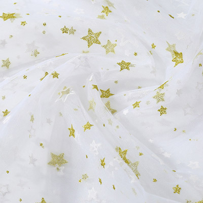 Star Pattern Fabrics for Party Dresses - OneYard