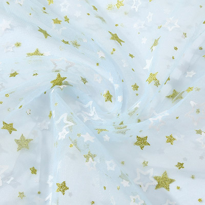 Star Pattern Fabrics for Party Dresses - OneYard