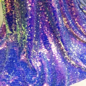 Shimmering Iridescent Fabric by the Yard for Dress - OneYard
