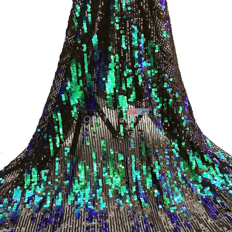 Sparkling Lightning Sequin Fabric for Making Dresses - OneYard