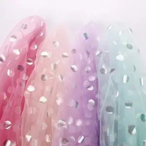 Shimmering Iridescent Fabric by the Yard for Dress - OneYard