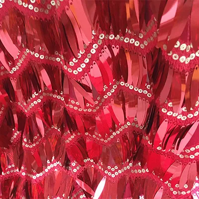 Iridescent Shiny Round 5mm Sequin Fabric by the Yard - OneYard