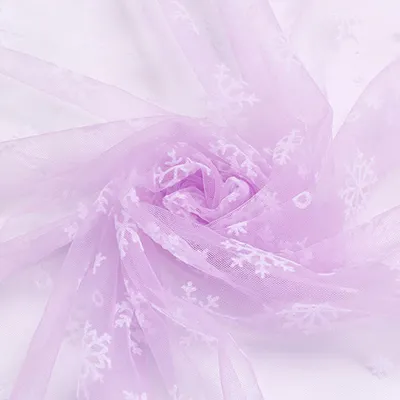 Snowflake Pattern Fabrics for Dresses & Decoration - OneYard