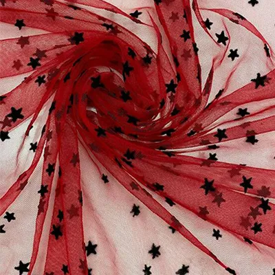 Star Pattern Fabrics for Party Dresses - OneYard