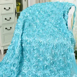 Flower Pattern Fabric by the Yard, 3D Floral Fabrics - OneYard