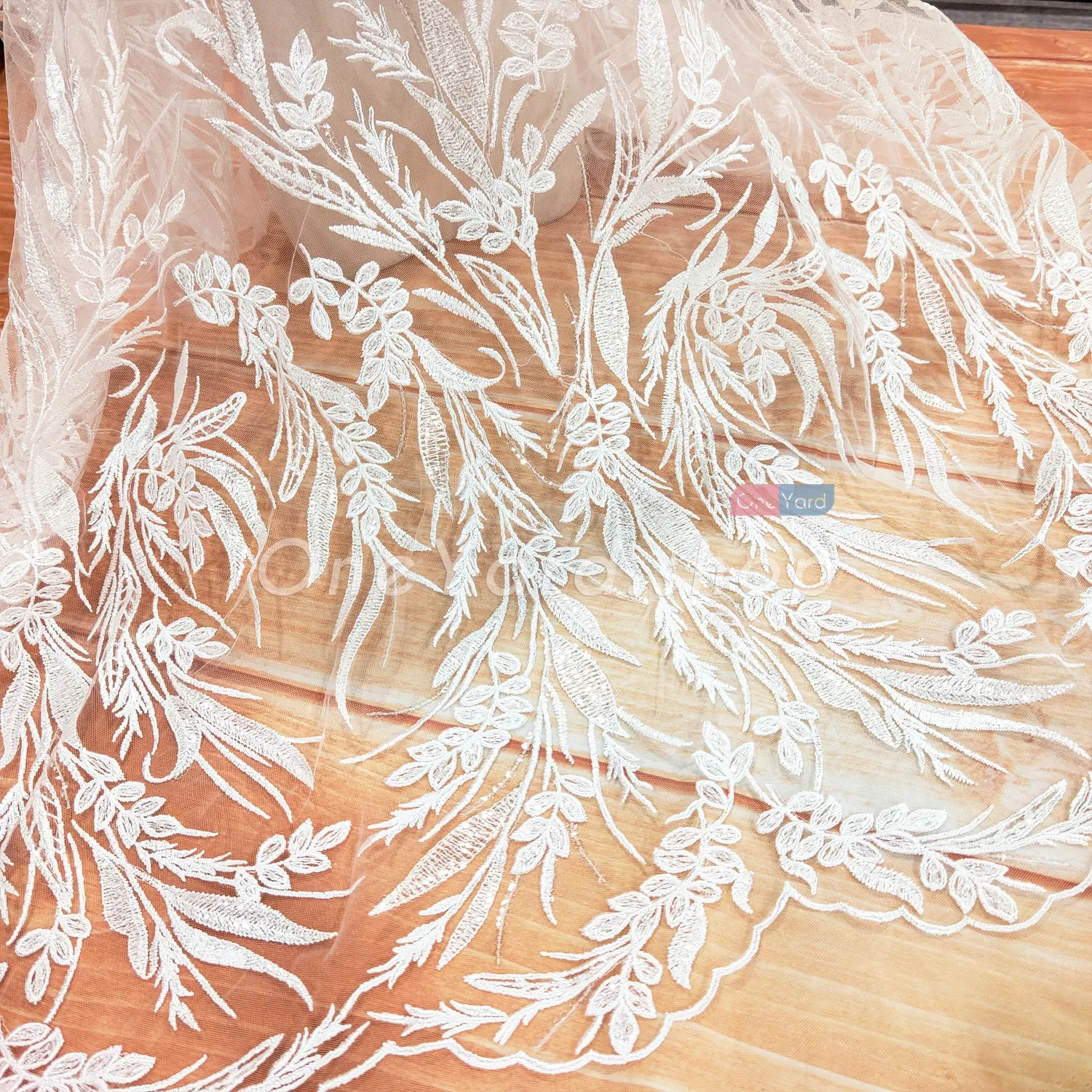 Off White Lace Pattern