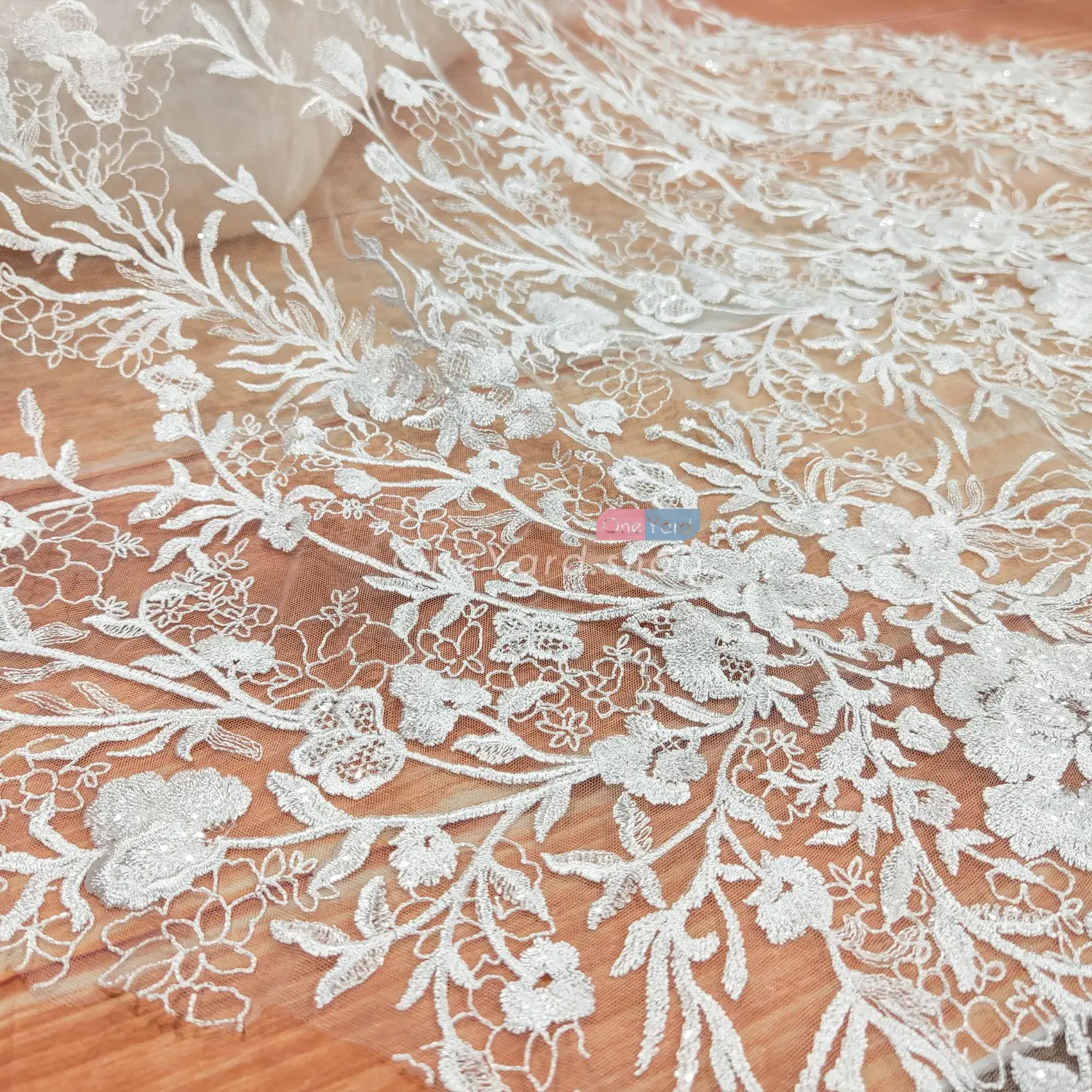 Off White Lace Pattern