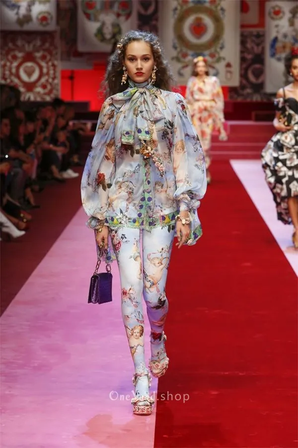 Angel Baby Printed Chiffon Fabric by the Yard - OneYard