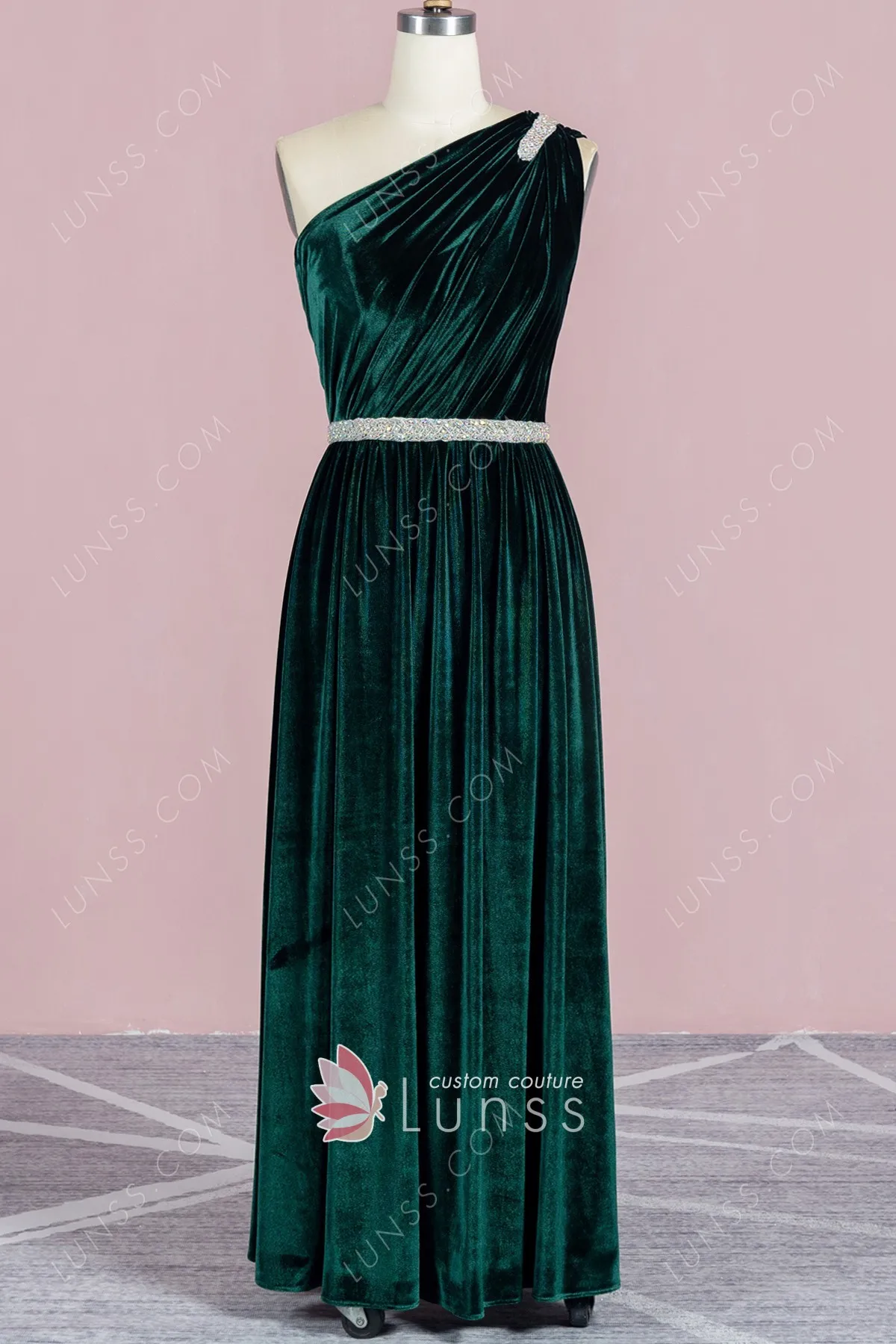 Polyester Stretch Velvet Evening Prom Dress Fabric - OneYard