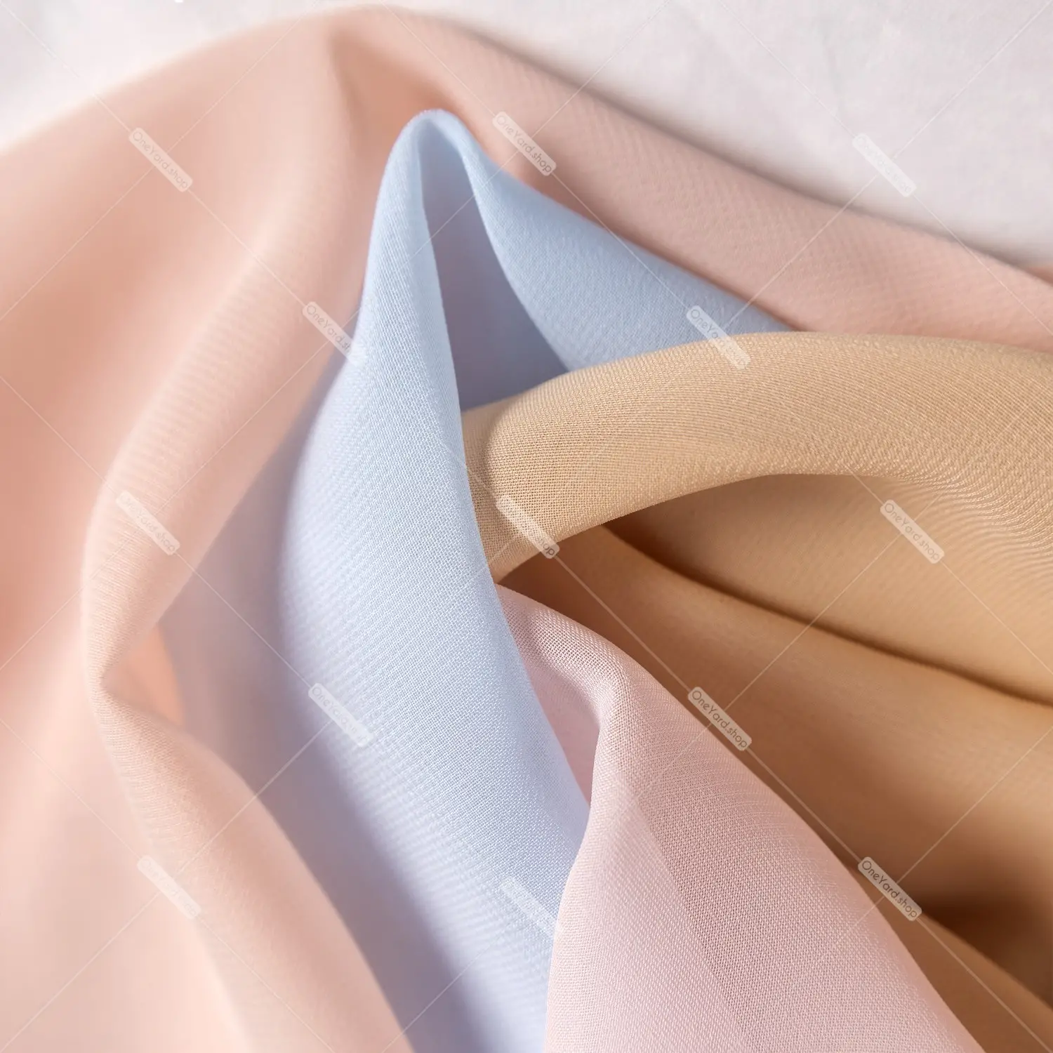 Camel Chiffon Shirred V-neck Slit A-line Bridesmaid Dress - Lunss