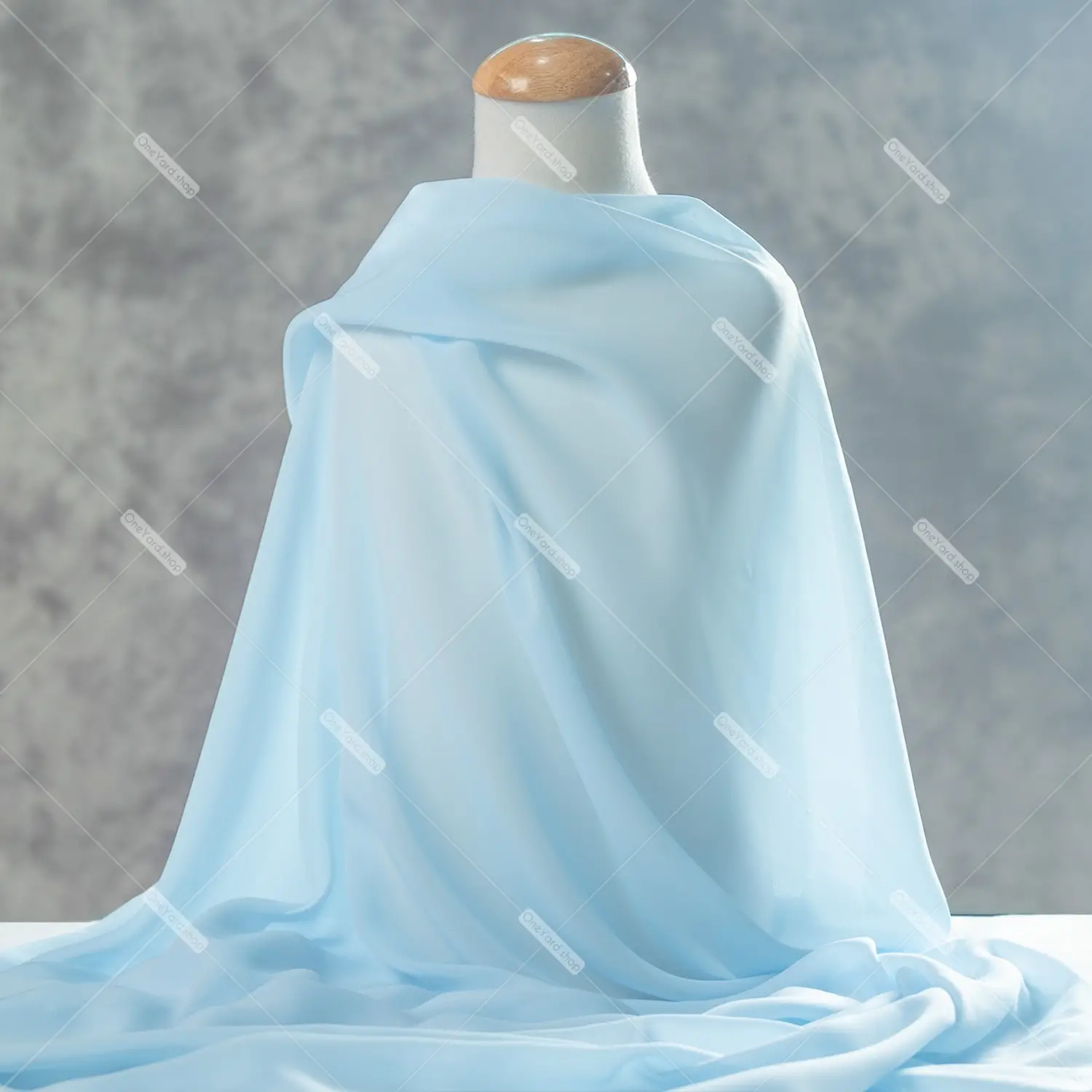 Red Chiffon Plunging Neck Pleated Split Prom Dress - Promfy