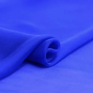 Delicate Pleated Solid Chiffon Fabric by the Yard - OneYard