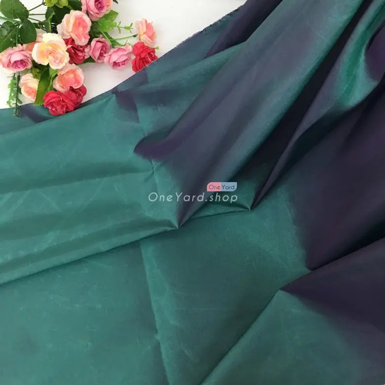 Iridescent Polyester Taffeta 230T Crisp Dress Fabric - OneYard